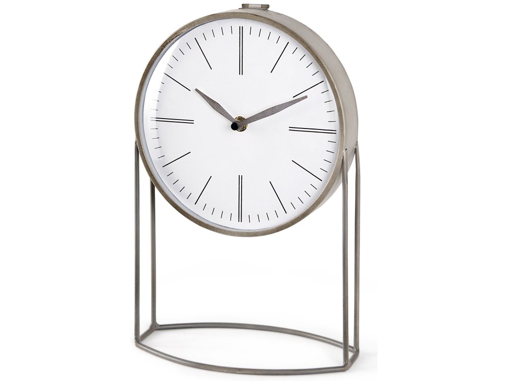 Mercana I Black Metal Square Table Clock | Home Accents | Outer Banks ...
