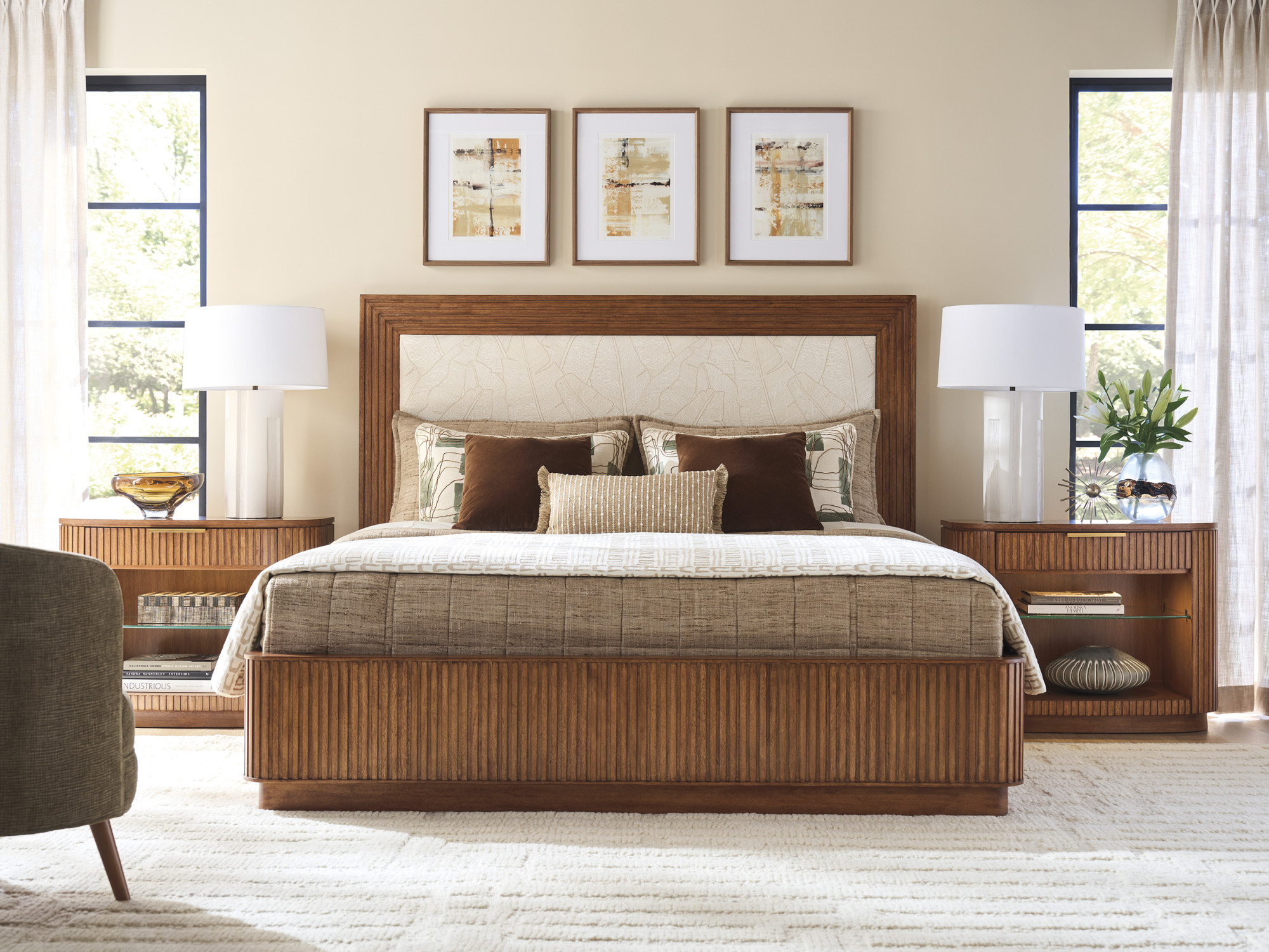 Lexington Pendry Upholstered Headboard | Bedroom | Greenbaum Home ...